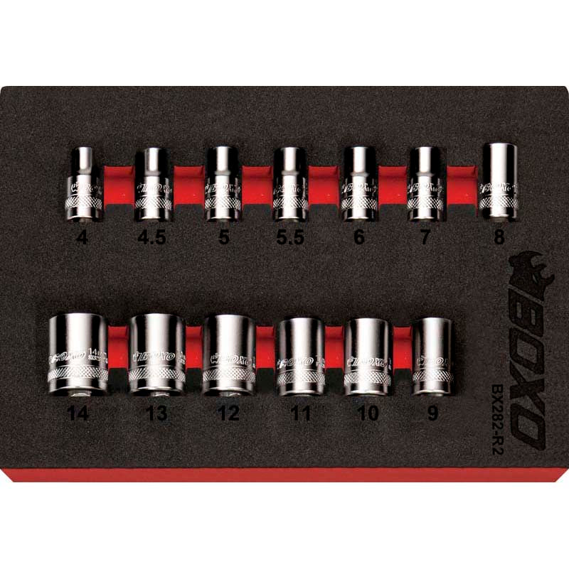 BOXO 13Pc 1/4" MULTIfix Spline Socket Set – Truckstop Group