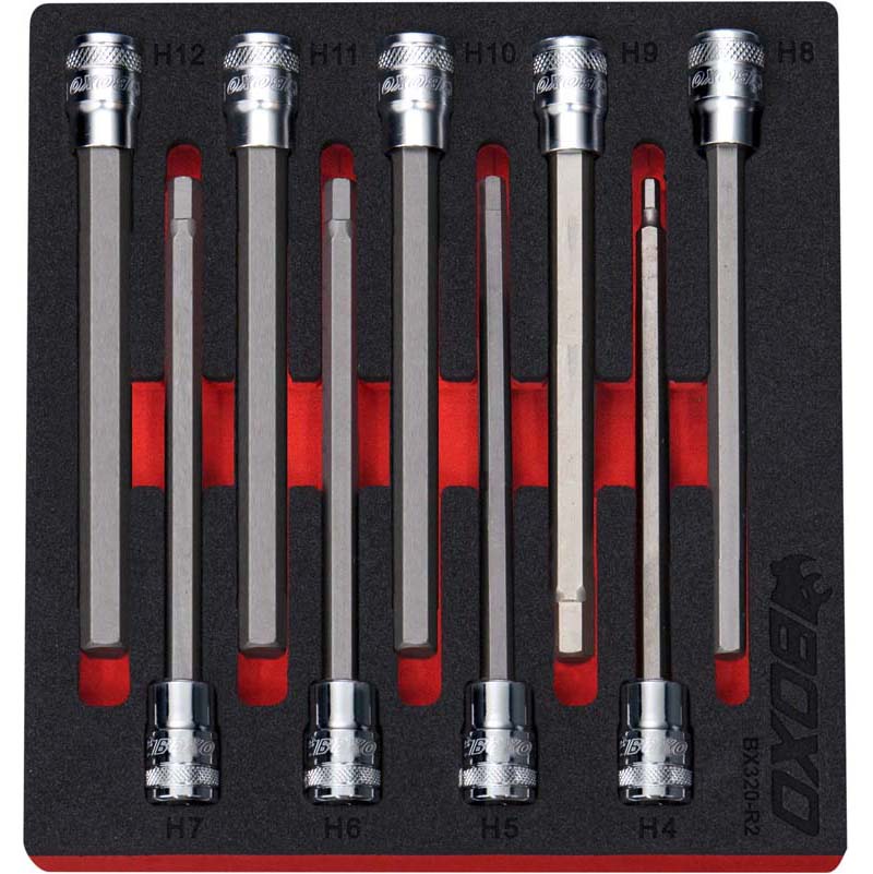 BOXO 9Pc 3/8" Long Hex Bit Socket Set – Truckstop Group