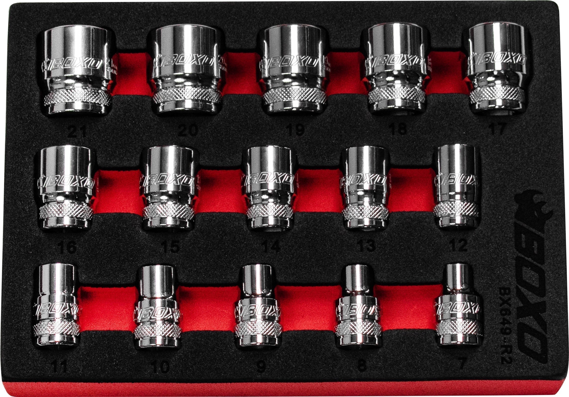 BOXO 15Pc 3/8" 6PT Magnetic Socket Set (7mm to 21mm) – Truckstop Group