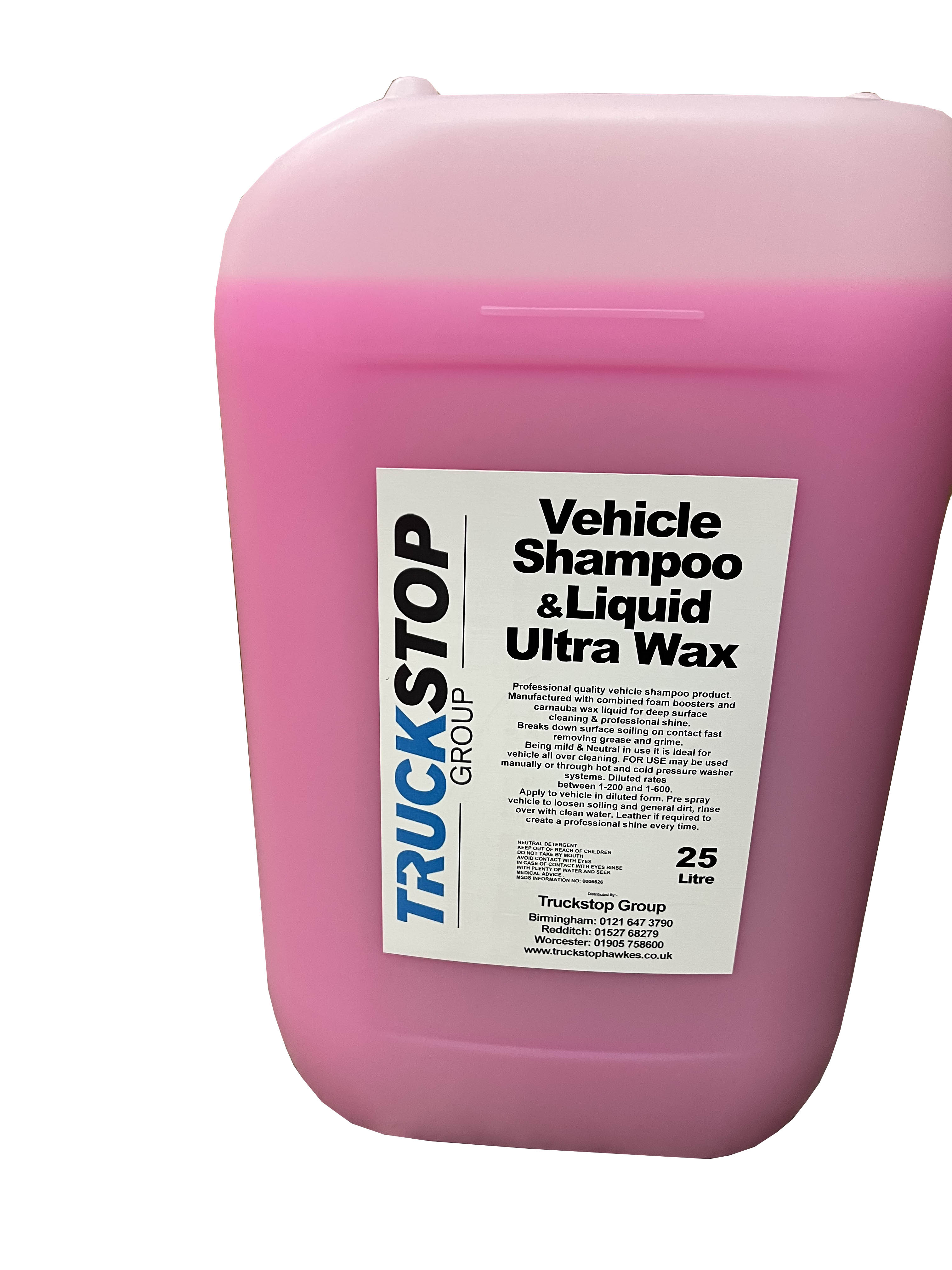 Vehicle & Shampoo Wax 25 Litres – Truckstop Group