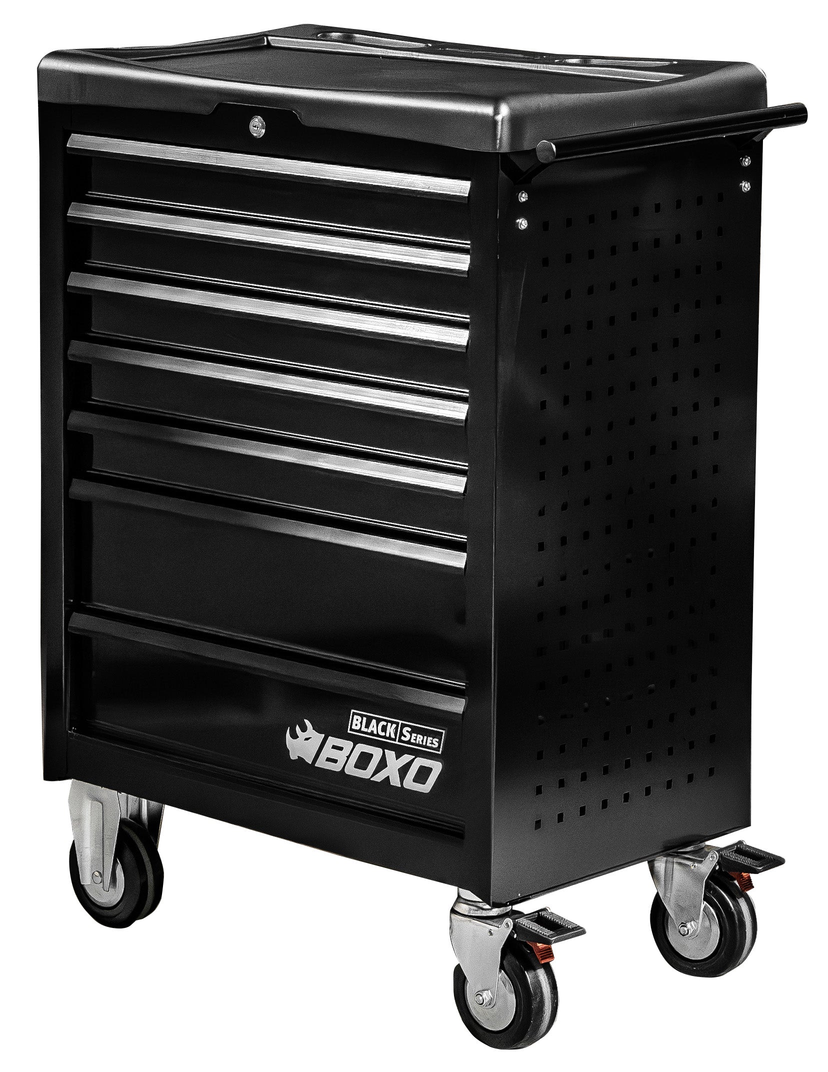 BOXO Black Series 27" 7 Drawer Toolbox Roll Cab & Composite Top ...