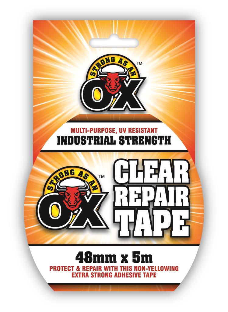 Strong As An Ox Crystal Clear Repair Tape 48mm x 5M – Truckstop Group